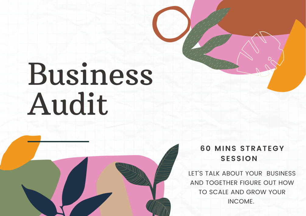 60 Minutes Business Audit Session.
