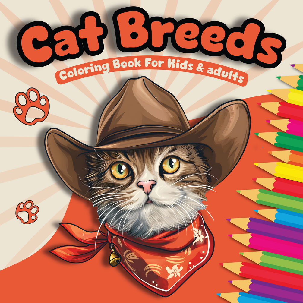 Cute 25 Printable Cats Breeds Coloring Pages For Kids & Adults, for ...