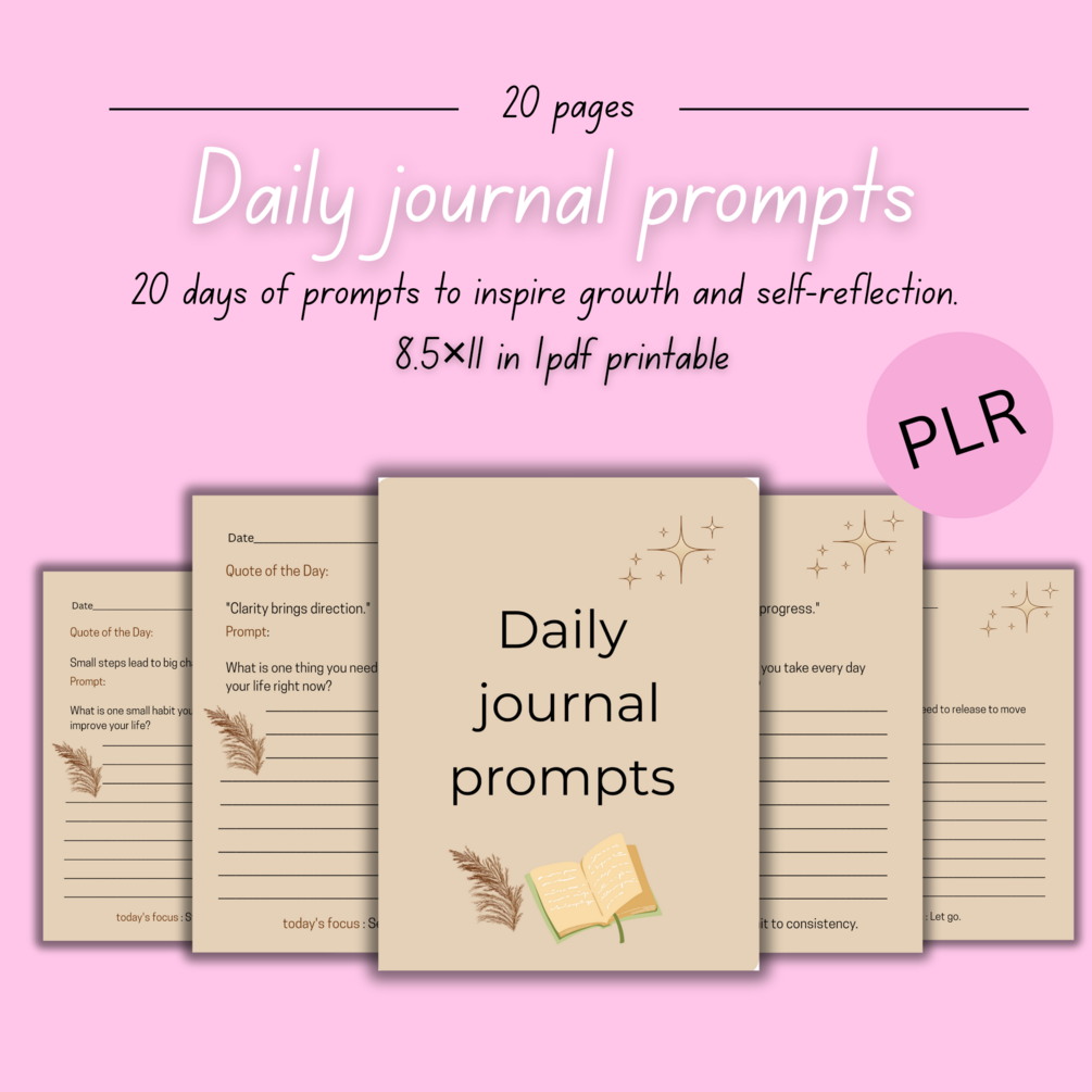 Daily journal prompts