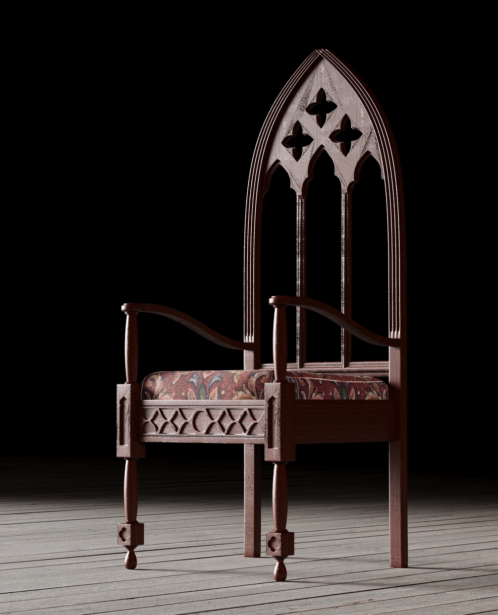 Gothic Chair 3D Model
