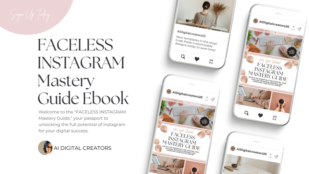 FACELESS INSTAGRAM Mastery Guide Ebook (PLR Digital Products)