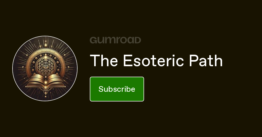 The Esoteric Path