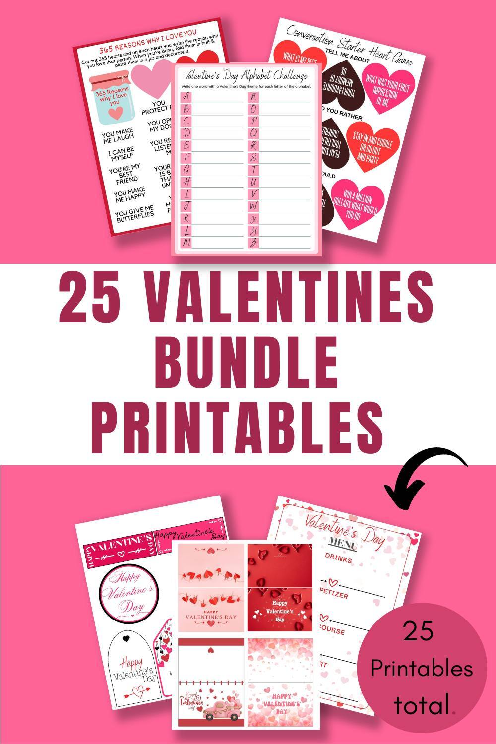 Valentines Printable Bundle