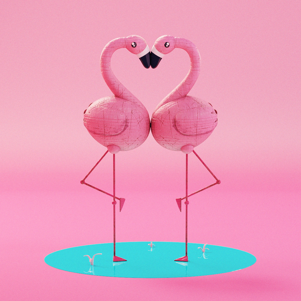 Blender 3D: Flamingo Project Files