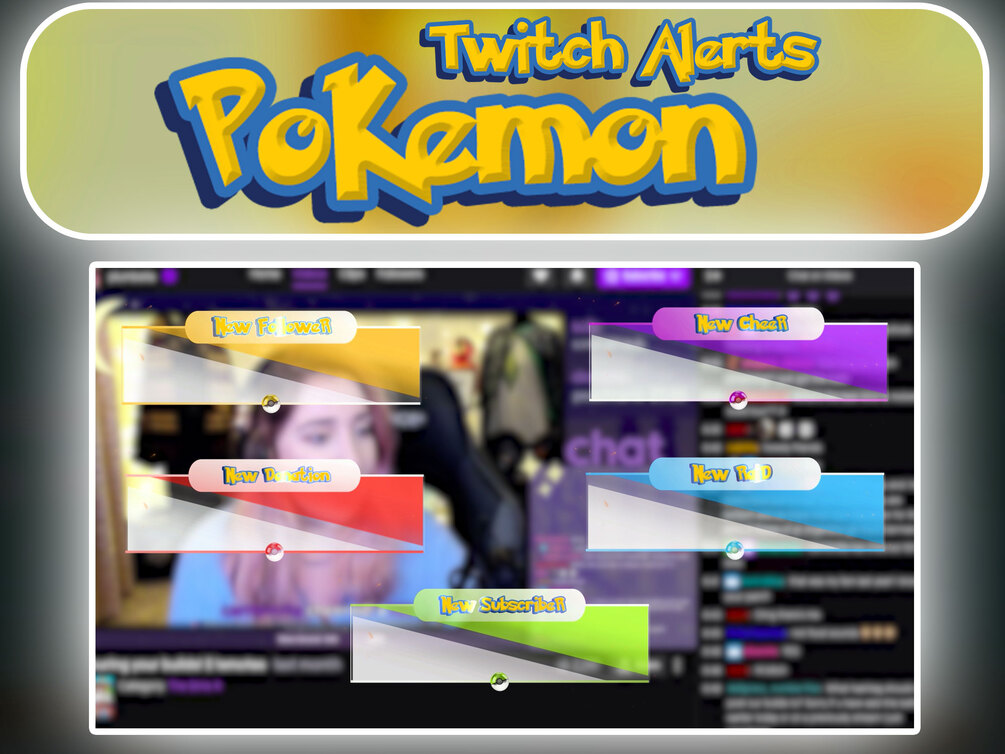 Animated Poke Ball Alerts Pack – 5 Alerts in WEBM Format for Twitch ...
