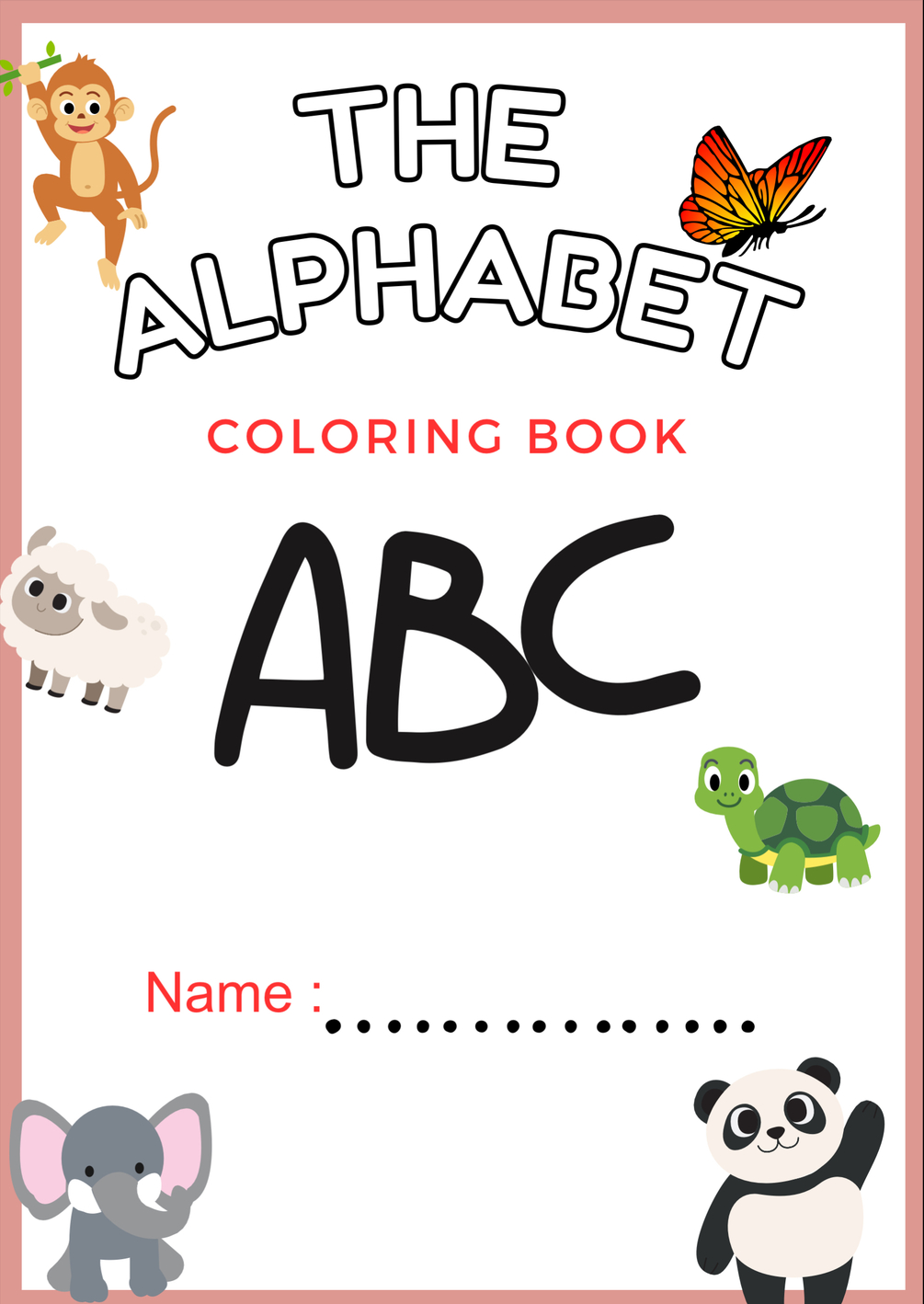 Alphabet Coloring Busy Book – Fun A-Z Learning for Kids!