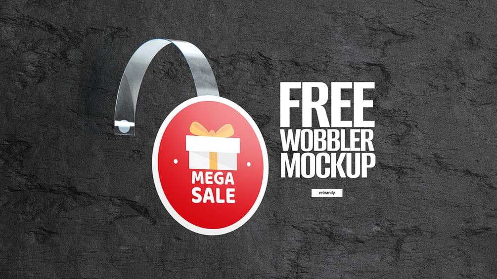 Free Wobbler Mockup