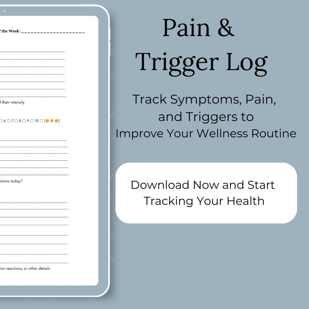 Symptom Tracker – Printable PDF for Health, Pain, & Trigger Management