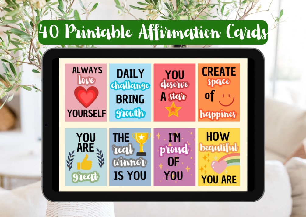 40 PRINTABLE AFFIRMATION CARDS