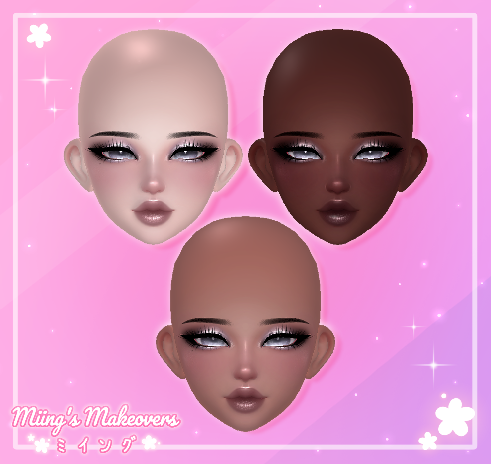 Amelia Stunning Y2K Night 💗 VRChat Face Textures