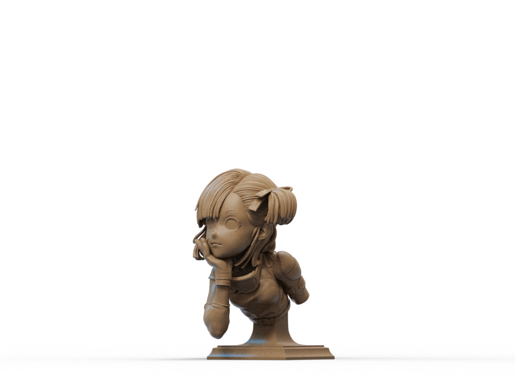 Bust Bulma 3D Print