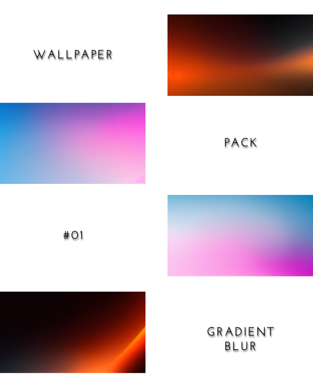 Gradient Blur Wallpaper Pack