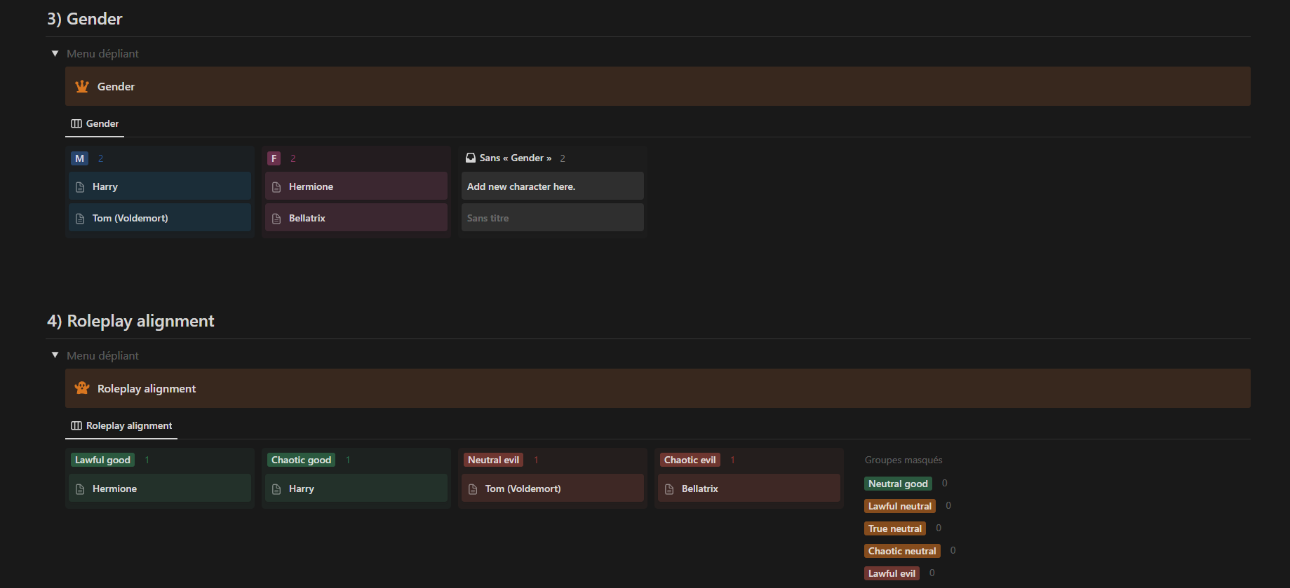 Exhaustive Character Sheets for Writers | Notion Template