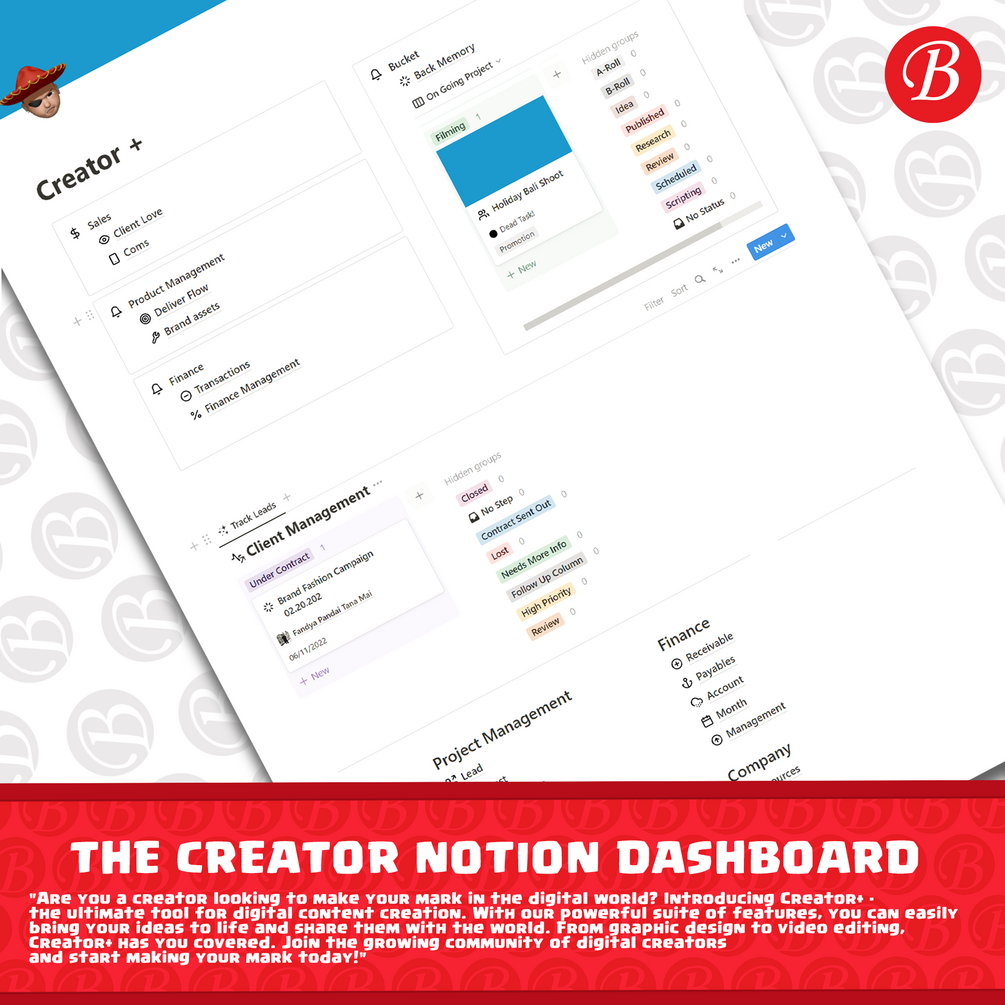 Notion Creator + For Daily Content Creator