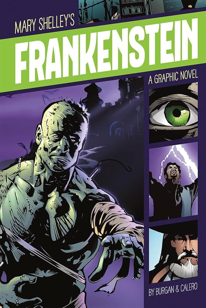 Frankenstein graphic novel (AI Enhanced)