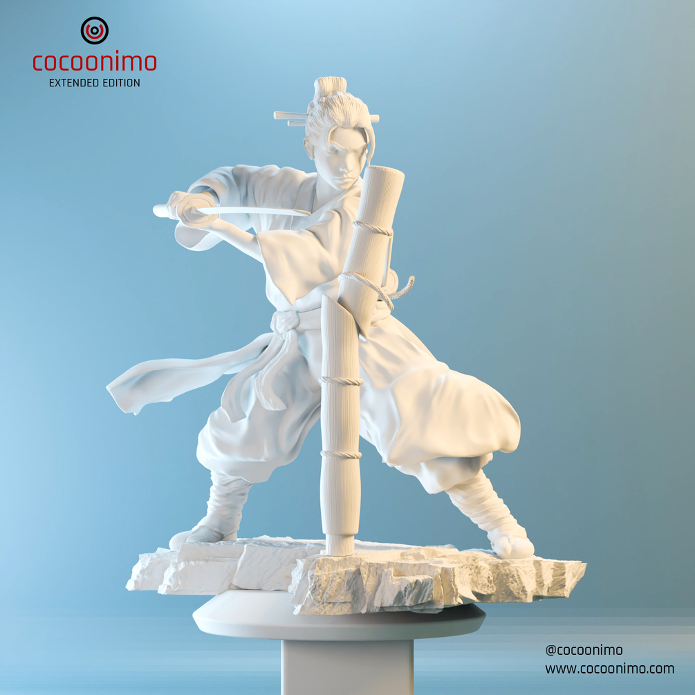 Samurai Figure - The Straight Cut Collection - Inspired by Miyamoto ...