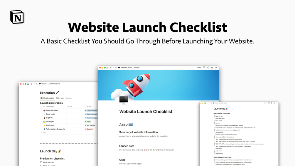 Website Launch Checklist