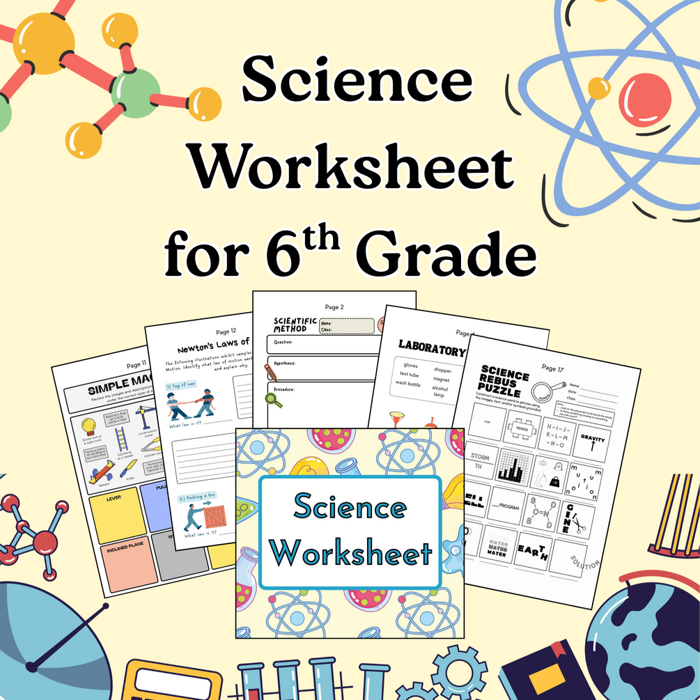Science Worksheet for 6th Grade