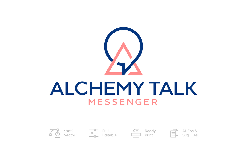 Alchemy Talk Logo Template