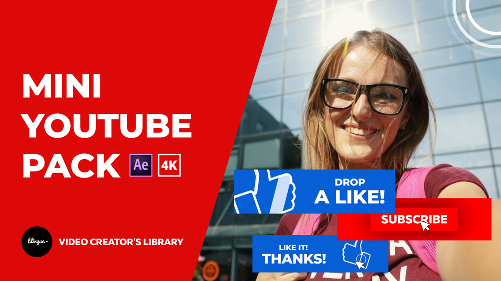 Youtube Like Subscribe Reminders Mini Pack