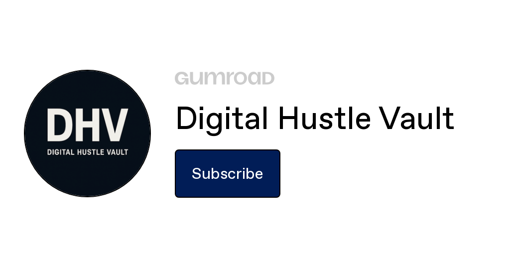 Digital Hustle Vault