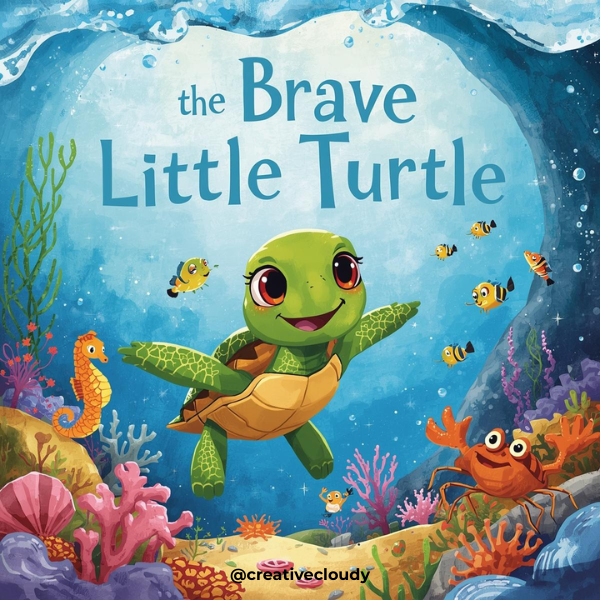 “The Brave Little Turtle: Children’s Storybook with Life Lessons and ...