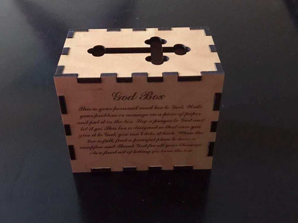 Wooden Prayer Box | Give It to God