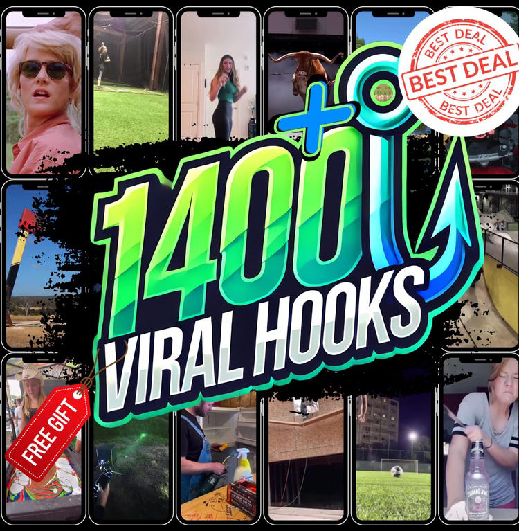 🔥 Viral Hooks Bundle – 100+ Scroll-Stopping Captions for Creators