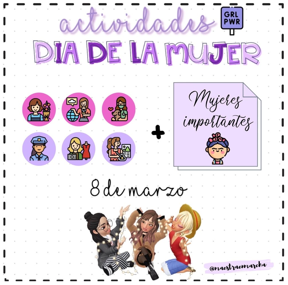 Actividades día de la mujer