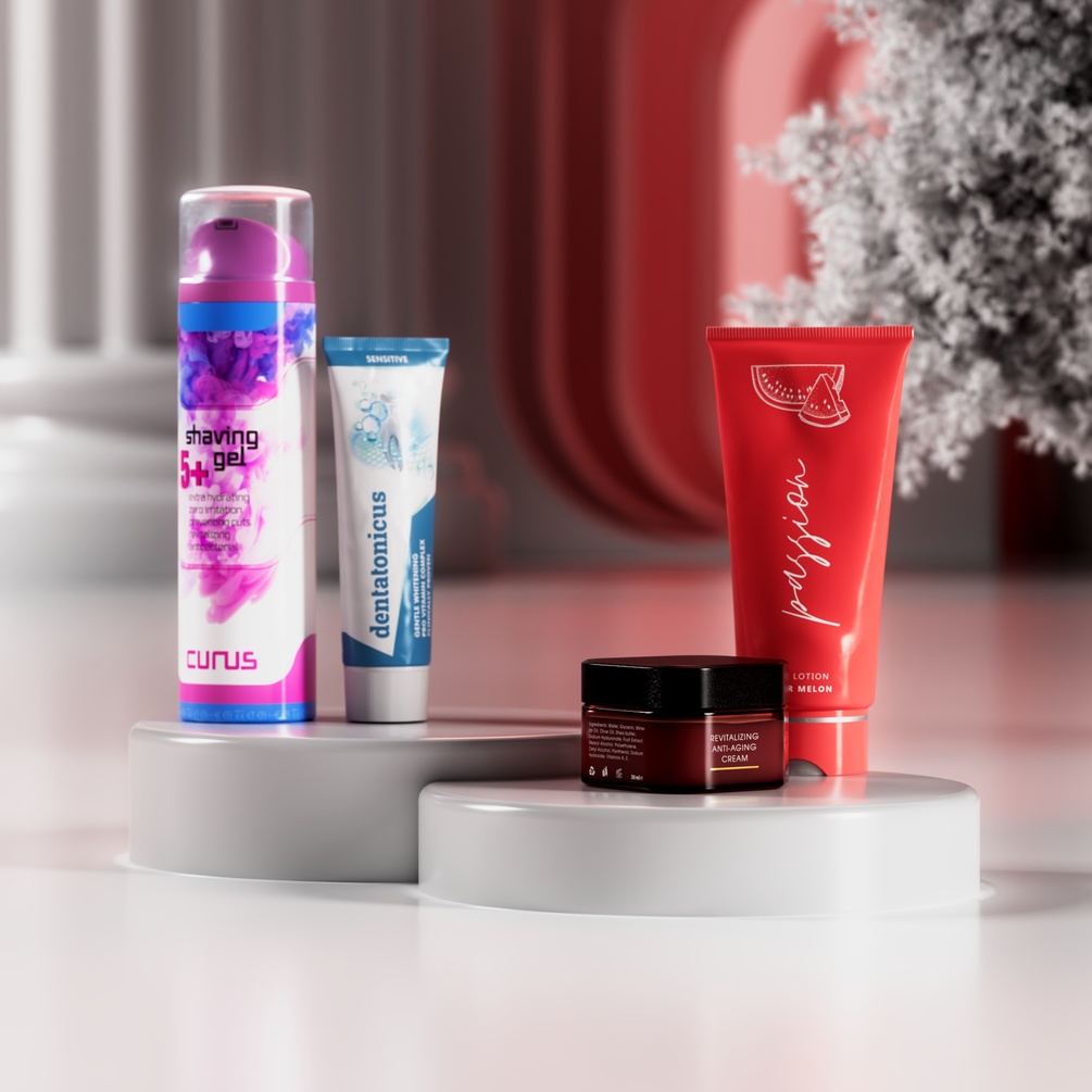 Fancy White Product Studio Cinema 4D 2025 Redshift Scene