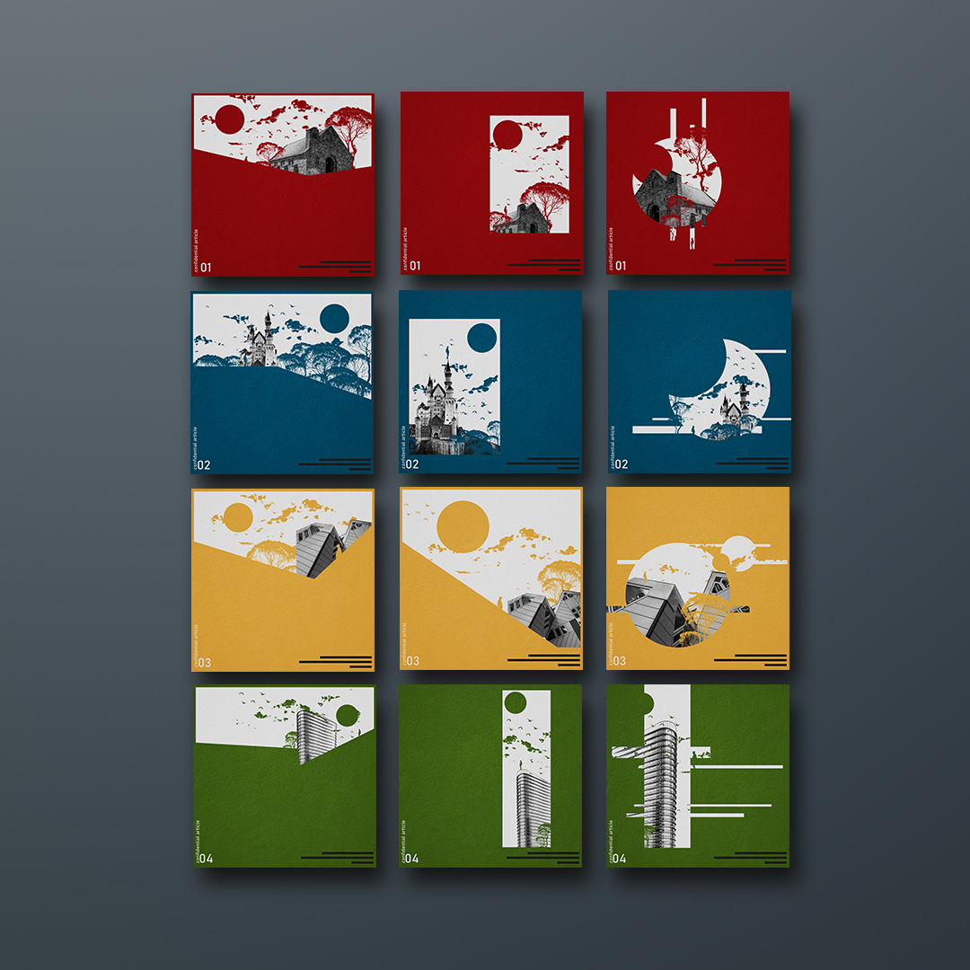 Rendering Template Pack 07// Confidential Style