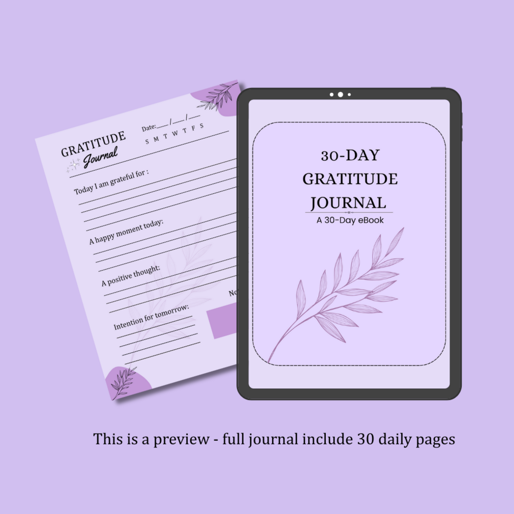 30-day gratitude journal