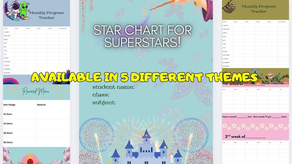 students star chart tracker