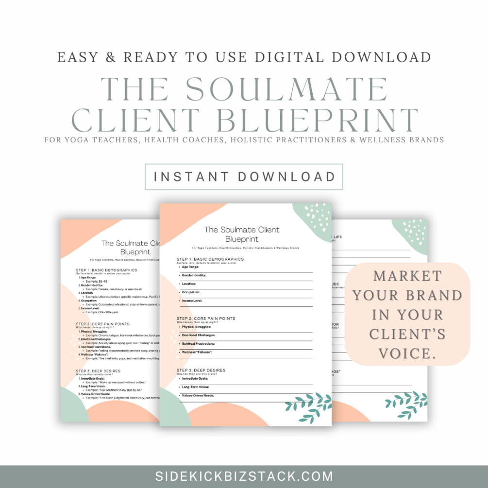 The Soulmate Client Blueprint