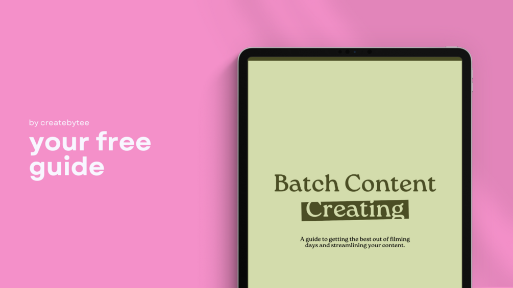 Free Guide - How to Batch Your Content | Streamline everything