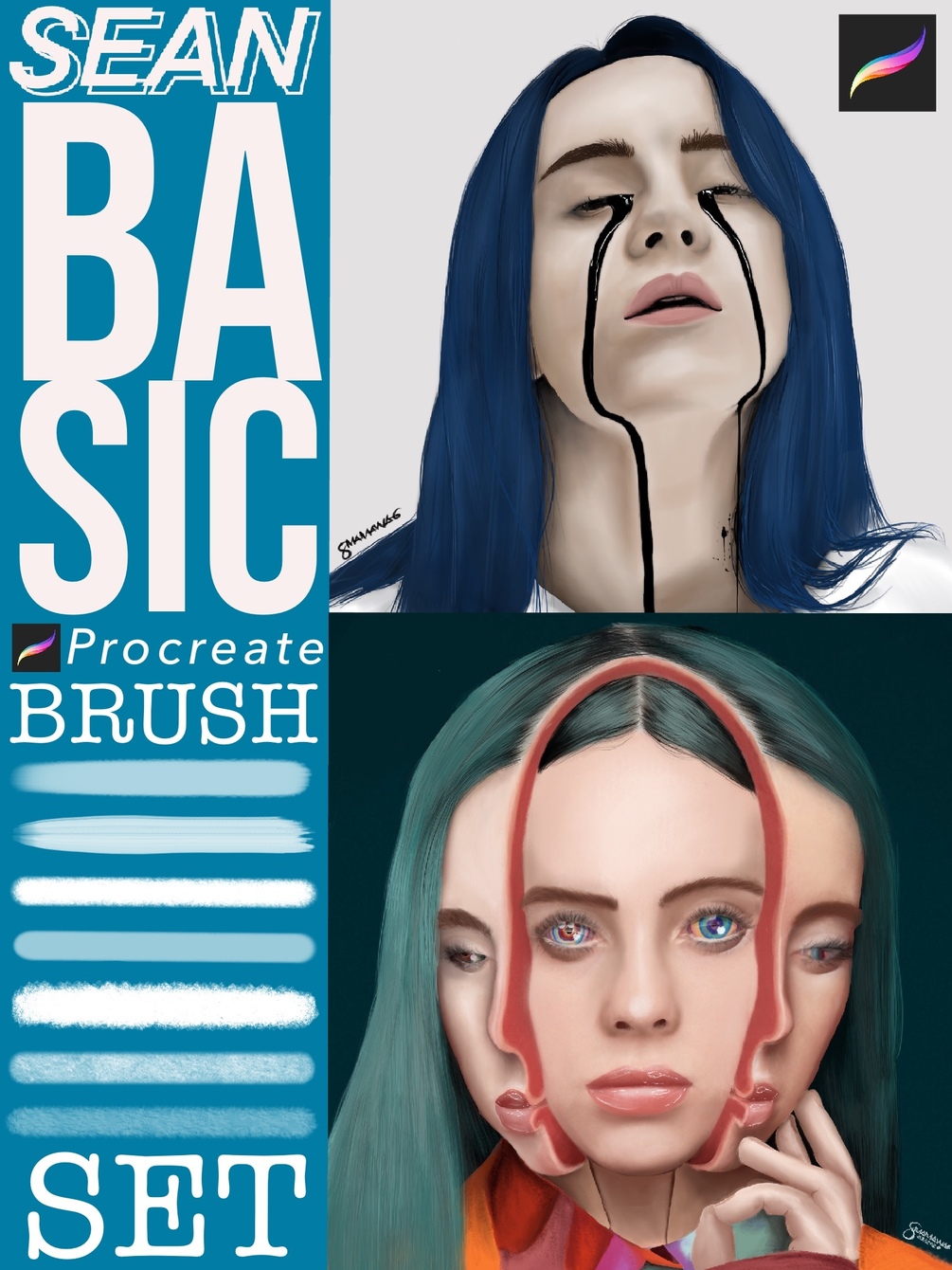 Sean’s Basic Brush Set for PROCREATE