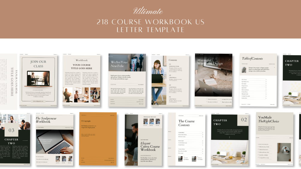 Course WorkBook Canva Template