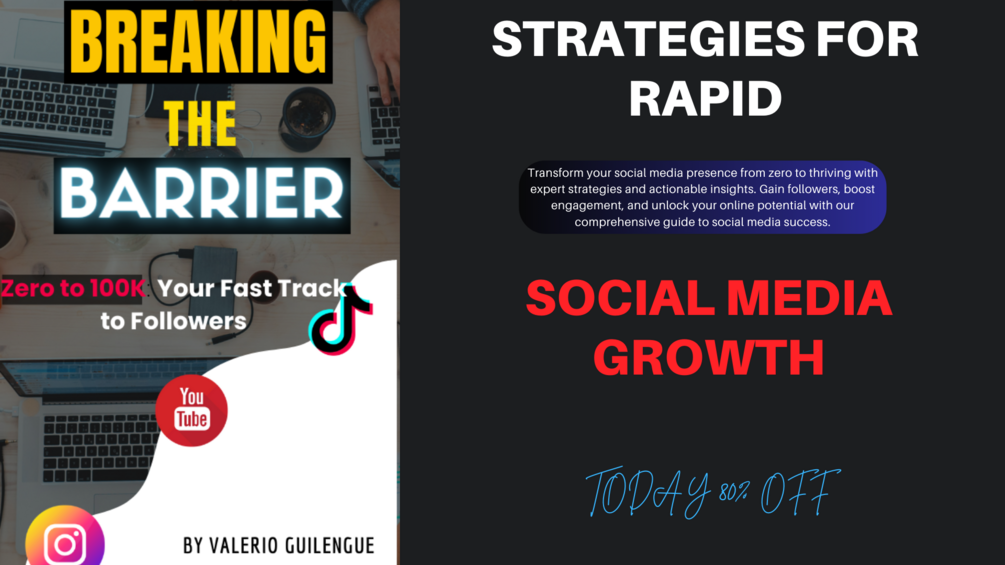 Breaking the Barrier: Strategies for Rapid Social Media Growth [ 80% OFF ]