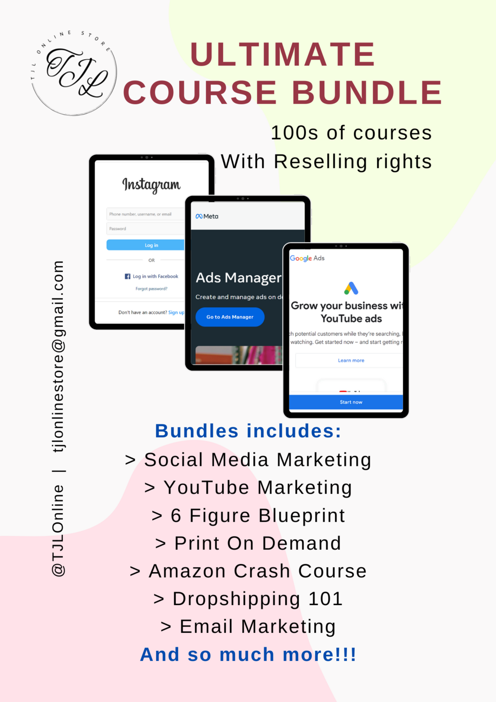Ultimate Course Bundle with reselling rights