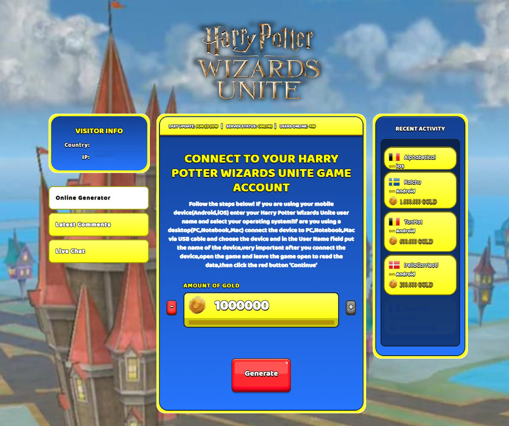 Harry Potter Wizards Unite Cheats Harry Potter Wizards Unite Cheats