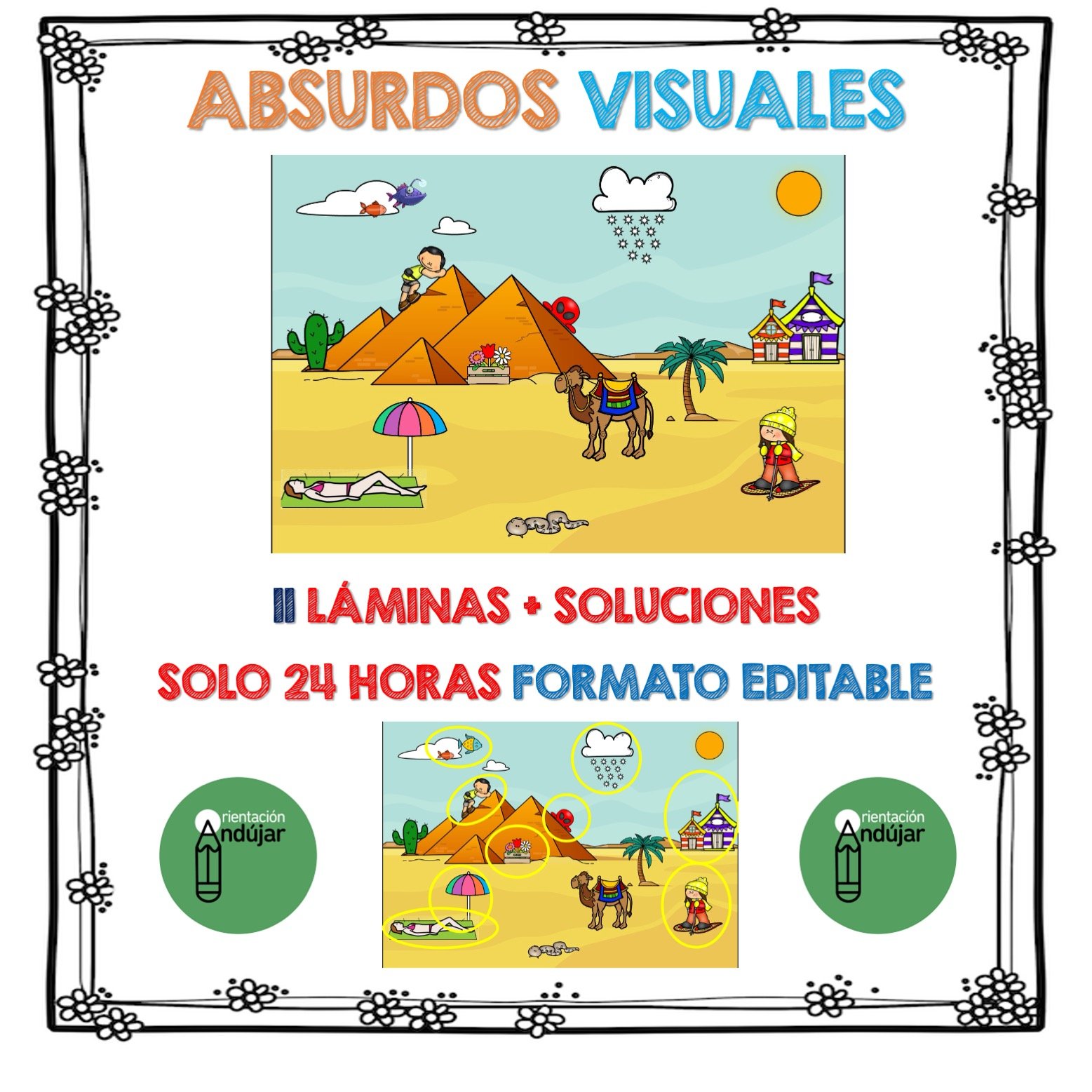NUEVA PUBLICACIÓN 60 TARJETAS ABSURDOS VISUALES + 11 LÁMINAS NUEVAS DE ...