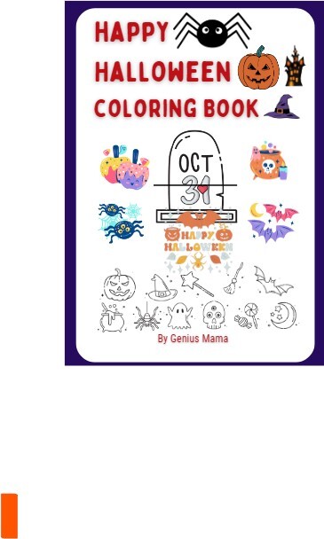 Halloween Coloring Book For children printable
