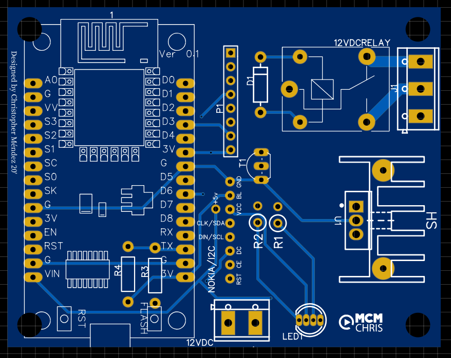 Archivo Gerber PCB (Cerradura Electrónica)