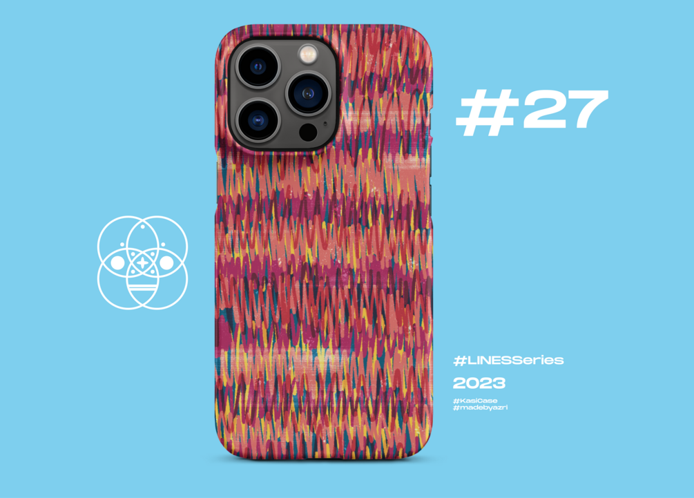Line Art Snap Case for iPhone - #27 LinesSeries