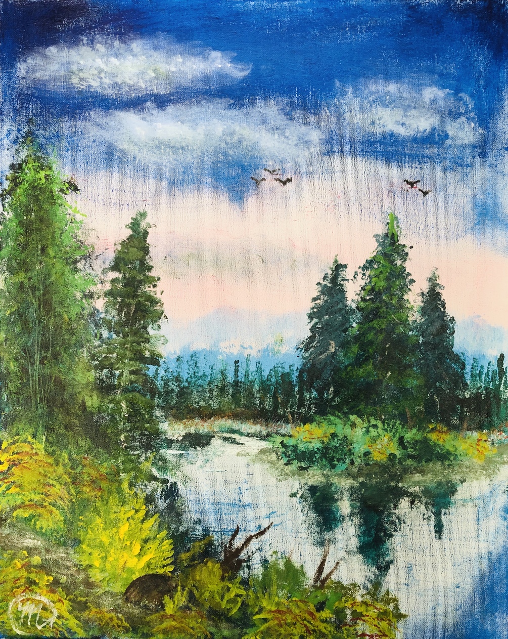 First Painted Scenery