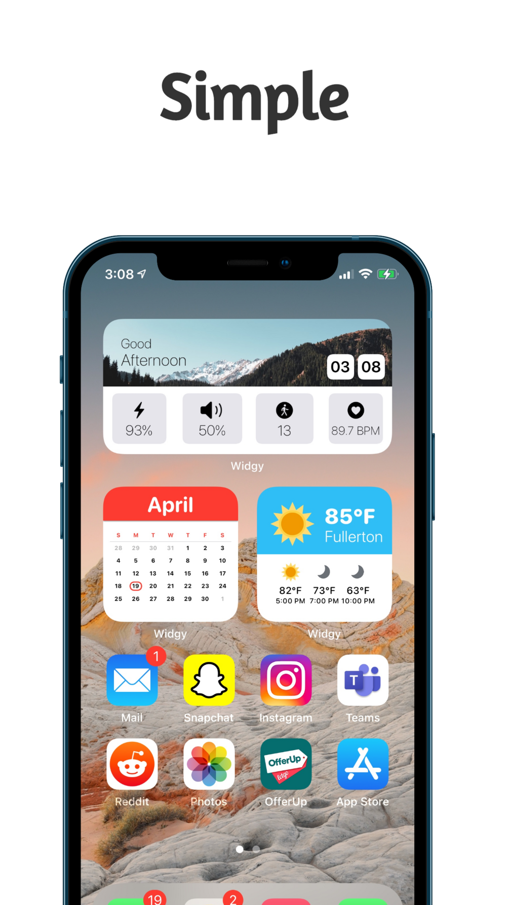 Simple, Clean, Functional 3 Widget Pack (widgy)