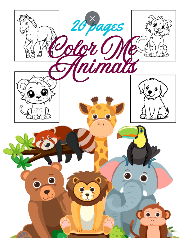 “Wild & Wonderful: A Fun Animal Coloring Adventure”