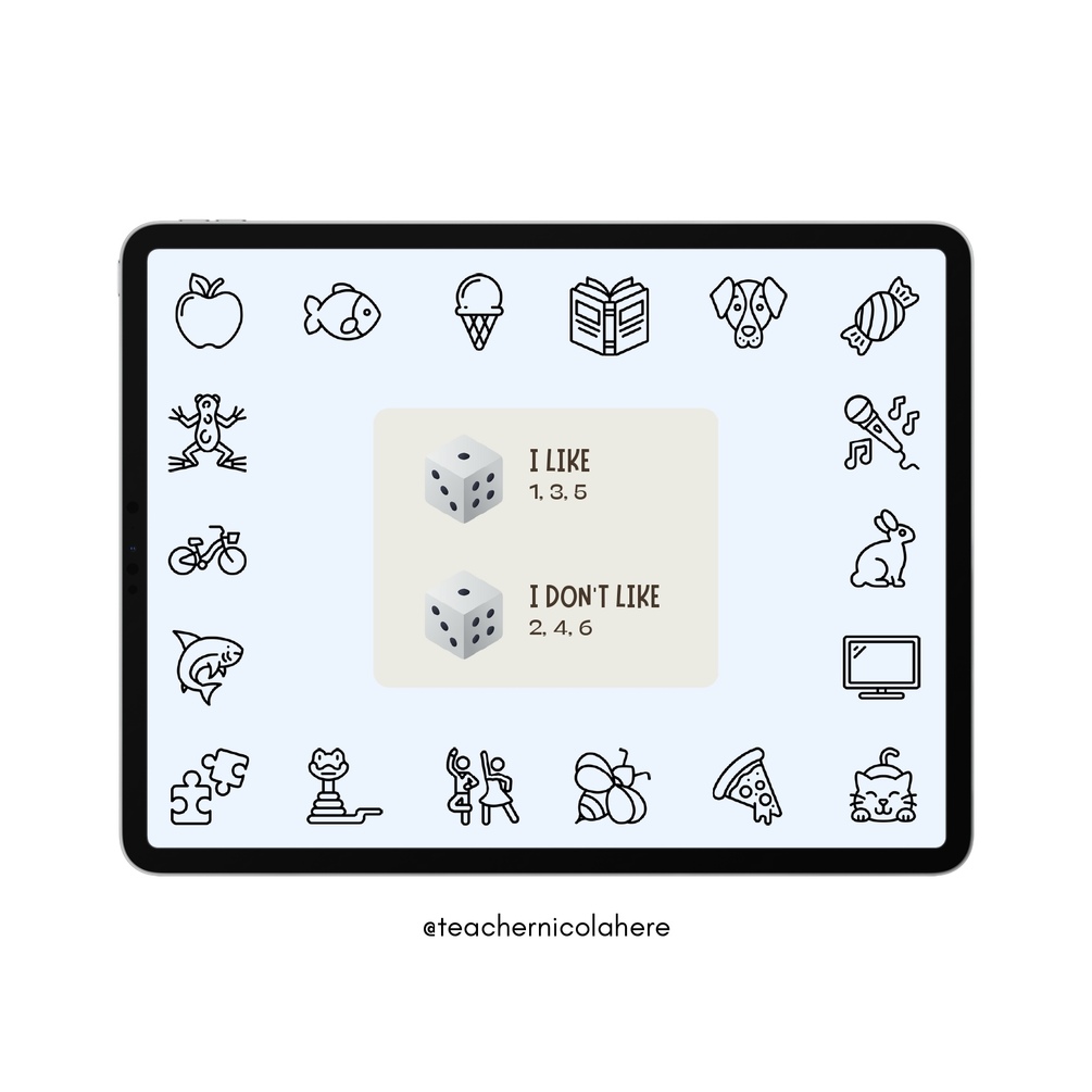 Like and dislike board game 🎲