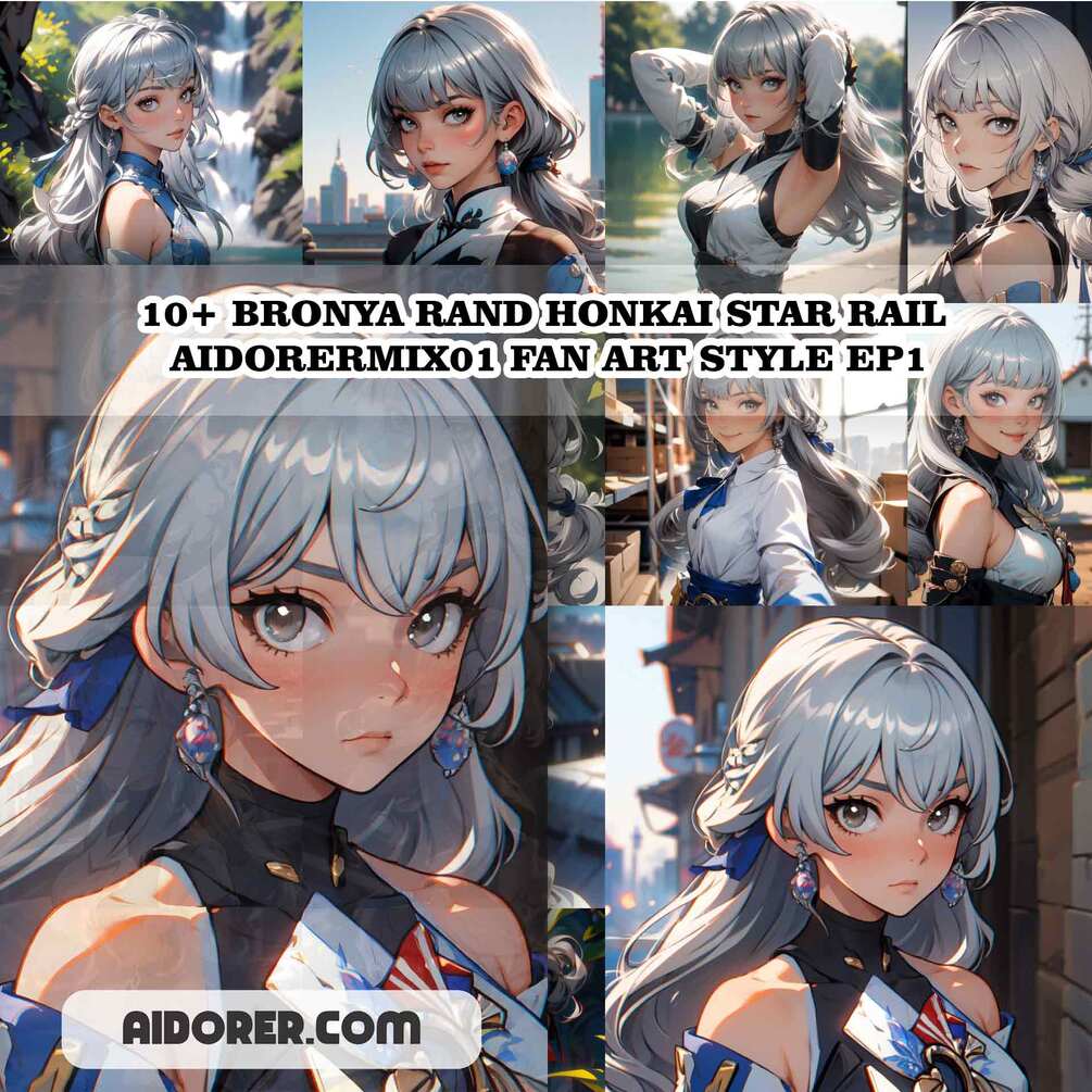 10+ BRONYA RAND HONKAI STAR RAIL AIDORERMIX01 FAN ART STYLE EP1