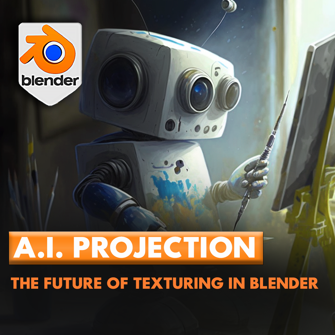 [NEW TODAY!] 🤖🧠 Exploring the Capabilities of AI Projection for Texturing in Blender - 3D Tudor